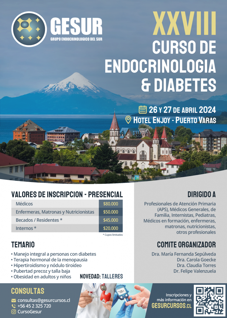 XXVIII Curso de Endocrinología y Diabetes 2024 – SOCHIDIAB